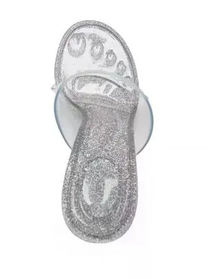 Alexander Wang Nudie Glittered Sandals