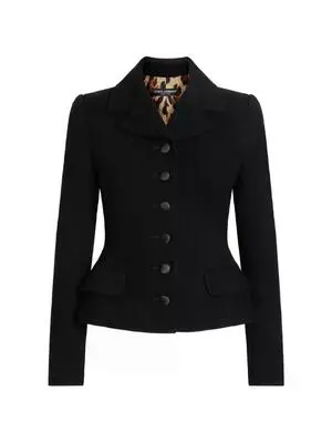 Dolce & Gabbana Single-breasted Virgin Wool Blazer