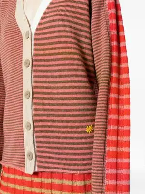 YANYAN Striped V-neck Cardigan