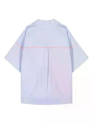 Kolor Logo-embroidered Cotton Shirt