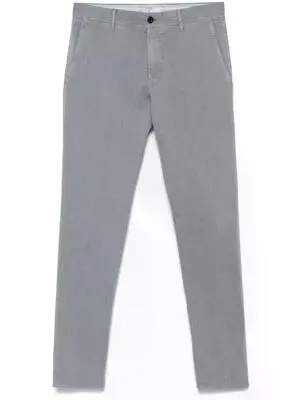 Incotex Twill Tapered Trousers - Blue