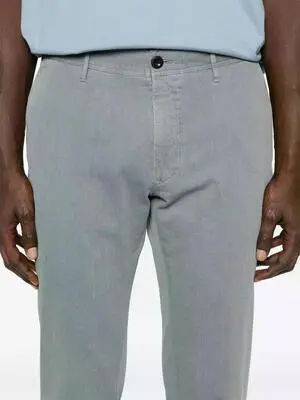 Incotex Twill Tapered Trousers - Blue