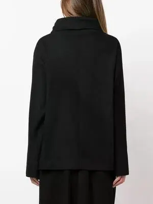 Issey Miyake Mock Neck Wide-sleeved Top