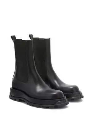 JIL SANDER Leather Chelsea Boots