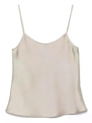 BLANCA VITA Satin Tank Top