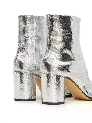MAISON MARGIELA Tabi 80mm Mirror-effect Ankle Boots