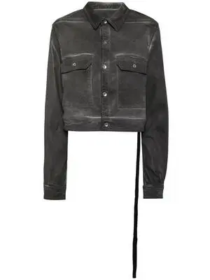 Rick Owens Cape-sleeve Denim Jacket