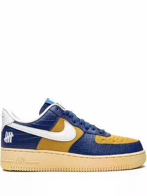Nike X Undefeated Air Force 1 Low Croc Effect Sneakers - Blue