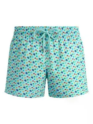 Vilebrequin Micro Ronde Des Tortues Rainbow Swim Shorts - Blue
