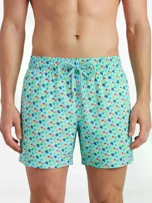 Vilebrequin Micro Ronde Des Tortues Rainbow Swim Shorts - Blue