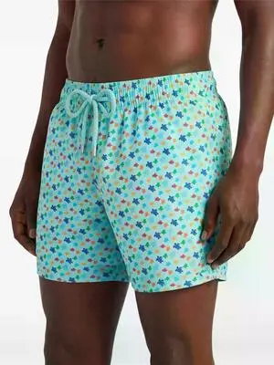 Vilebrequin Micro Ronde Des Tortues Rainbow Swim Shorts - Blue