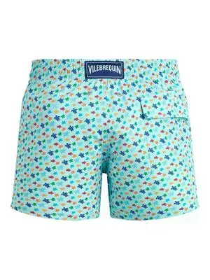 Vilebrequin Micro Ronde Des Tortues Rainbow Swim Shorts - Blue