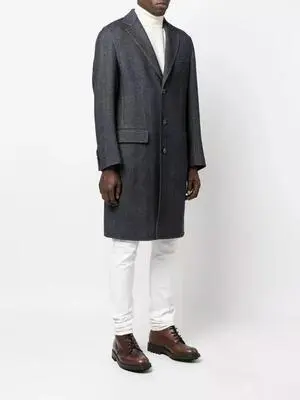 Brioni Single-breasted Wool Coat