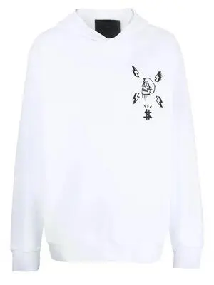 Philipp Plein Graphic-print Cotton Hoodie