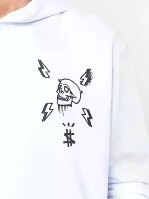 Philipp Plein Graphic-print Cotton Hoodie