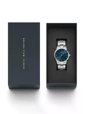 DANIEL WELLINGTON Iconic Link 36mm Watch - Blue