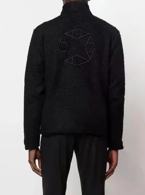 1017 Alyx 9sm Elevated Half-zip Sweater - Black