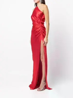 Michelle Mason Asymmetrical Silk Gown