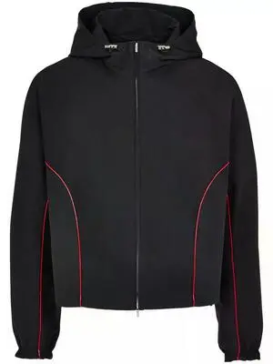 FERRAGAMO Contrast-piping Drawstring Lightweight Jacket