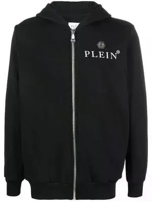 Philipp Plein Logo-print Zip-up Hoodie