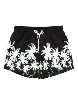 Sundek Palm Tree-print Swim Shorts