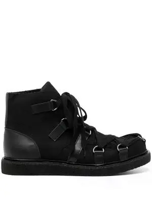 Yohji Yamamoto Lace-up Boots - Black