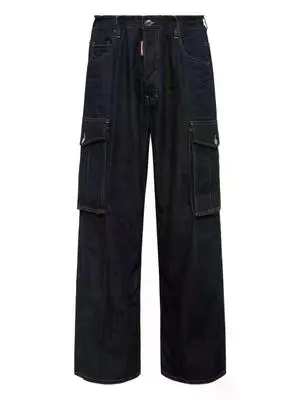 Dsquared2 Straight-leg Cargo Jeans - Blue