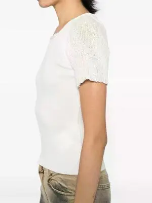 Our Legacy Off-white Round Neck Short Sleeve Top