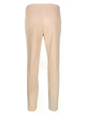 Ralph Lauren Sand Beige Slim-cut Cotton Blend Trousers