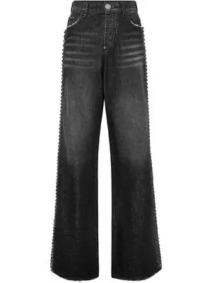 Philipp Plein Embellished Skater Jeans