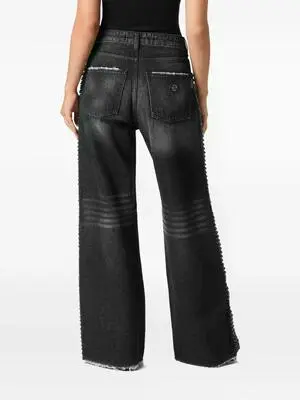 Philipp Plein Embellished Skater Jeans