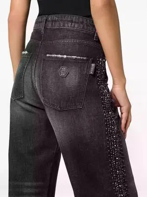 Philipp Plein Embellished Skater Jeans