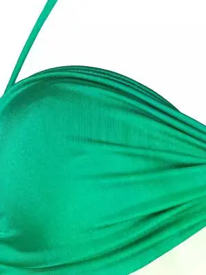 MANOKHI Ruched Bikini Set - Green