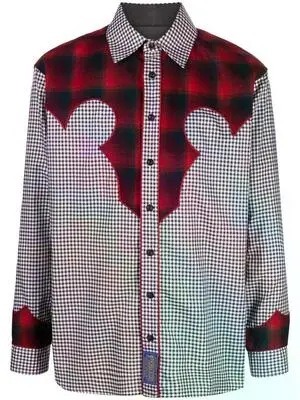 MAISON MARGIELA X Pendleton Yoke Gingham Shirt - Brown