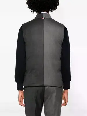 Thom Browne Baseball-collar Wool Gilet