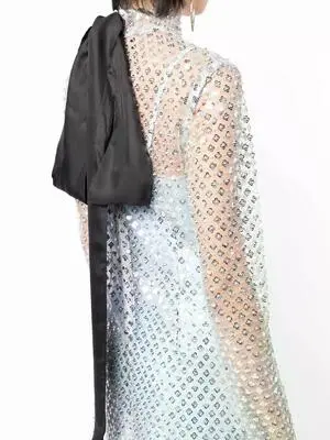 MACGRAW Embellished Sequined Midi Dress