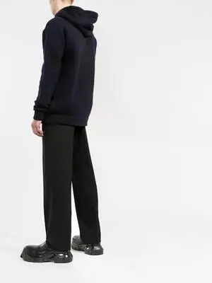 Balmain Logo-patch Zip-up Hoodie
