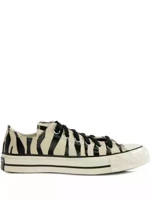 CONVERSE Zebra Print Low Top Trainers - Neutrals
