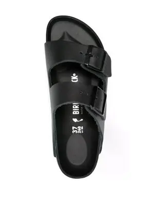 BIRKENSTOCK Arizona Leather Sandals - Black