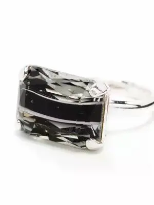 WOUTERS & HENDRIX Tone Crystal Embellished Band Ring
