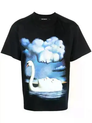 MISBHV Graphic Print Crew-neck T-shirt