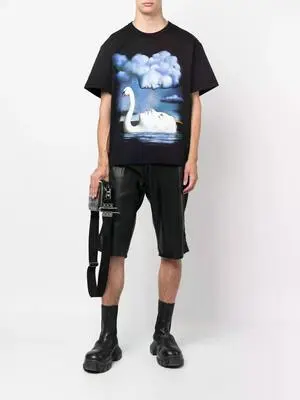 MISBHV Graphic Print Crew-neck T-shirt