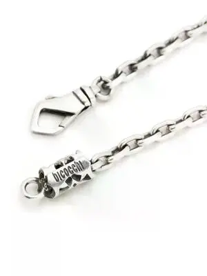 Emanuele Bicocchi Leaf-detail Chain-link Bracelet - Silver