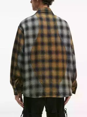 SONG FOR THE MUTE Tartan-pattern Shirt