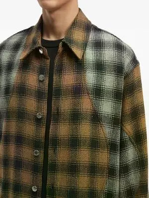 SONG FOR THE MUTE Tartan-pattern Shirt