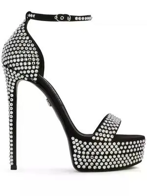 Dolce & Gabbana Embellished Platform Stiletto Sandals