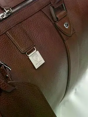 ASPINAL OF LONDON Boston Pebbled Large Holdall Bag