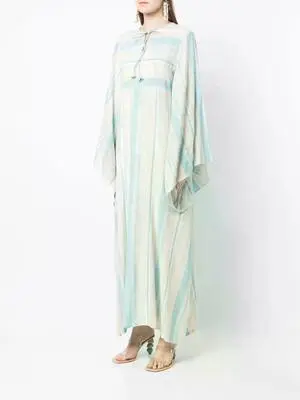 BAMBAH Striped Maxi Shirt Dress