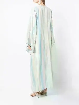 BAMBAH Striped Maxi Shirt Dress