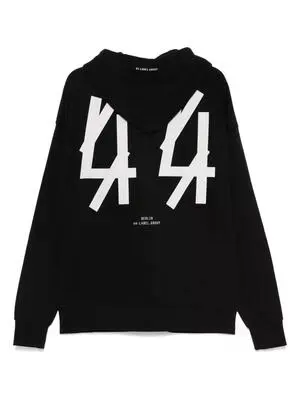 44 LABEL GROUP Full Zip Hoodie With Drawstring Hood